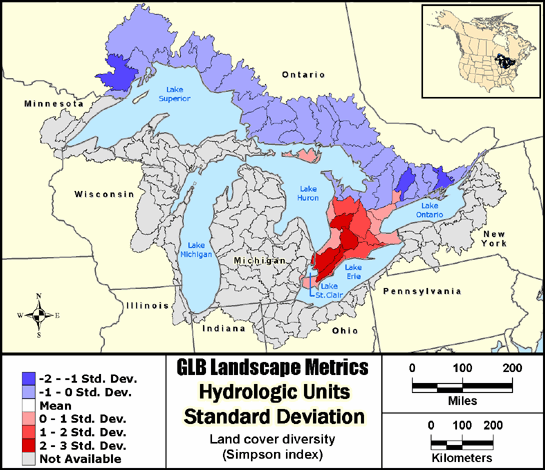 Metrics Map | Great Lakes Basin Landscape Ecology Metric Browser (v2.0 ...